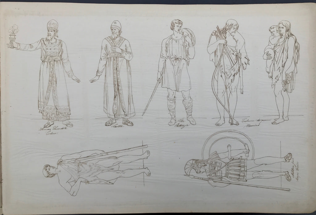 Neo classical Old Master Drawing Scrapbook – APPLE BOUTIQUE ANTIQUES ...